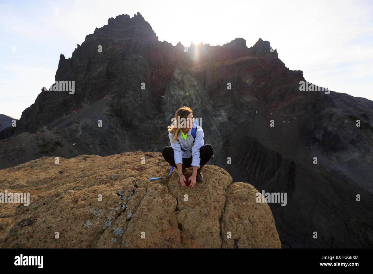 Hiking 3 fingered Jack Stock Photo - Alamy