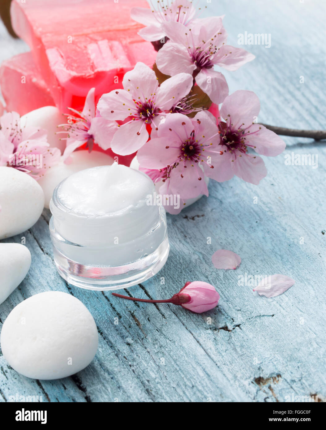 natural cosmetics, fresh as flowers Stock Photo - Alamy