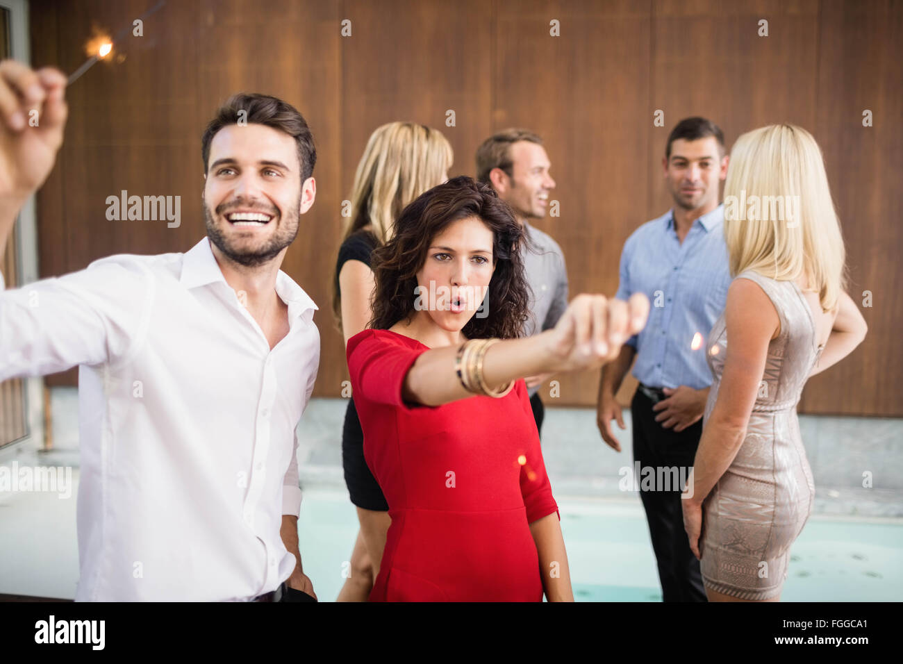 Dancing sparklers party hi-res stock photography and images - Alamy