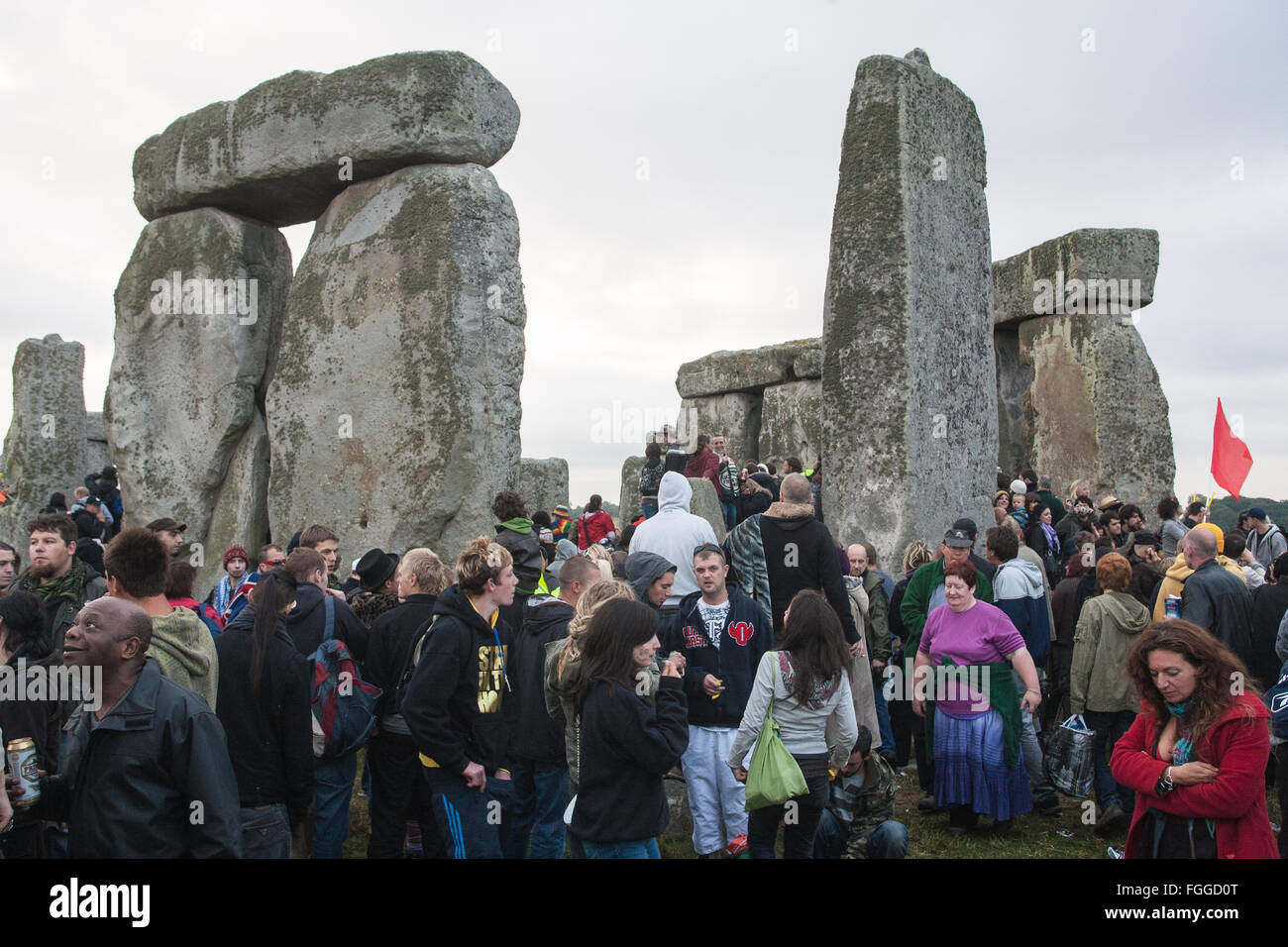Stonehenge,Summer Solstice sunrise June,Wiltshire,England Stock Photo ...
