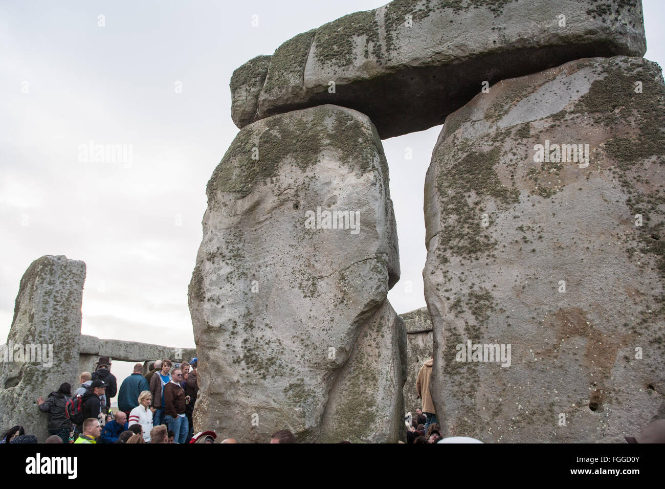Stonehenge,Summer Solstice sunrise June,Wiltshire,England Stock Photo ...