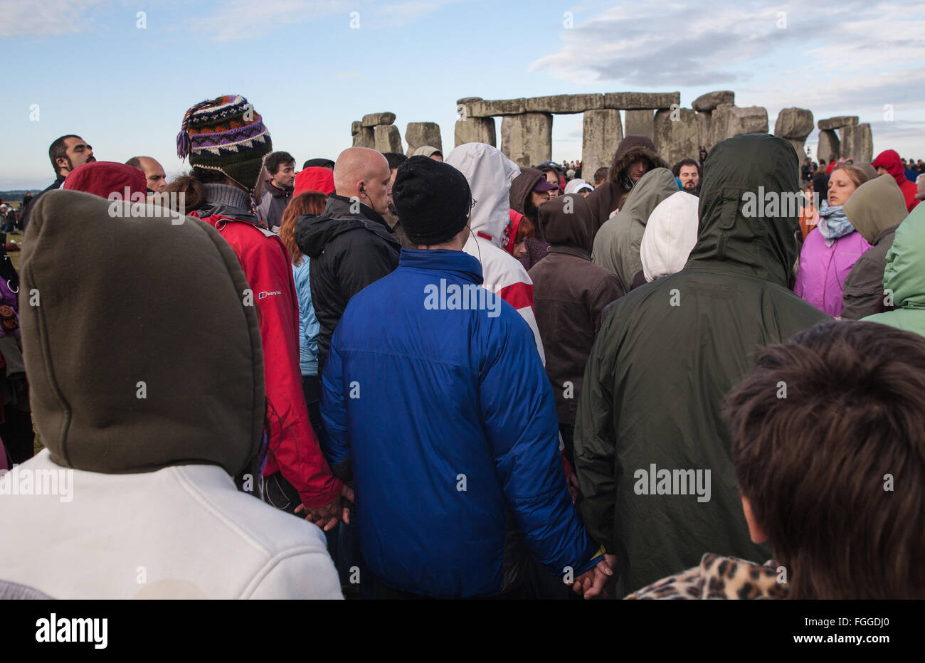 Stonehenge,Summer Solstice sunrise June,Wiltshire,England Stock Photo ...