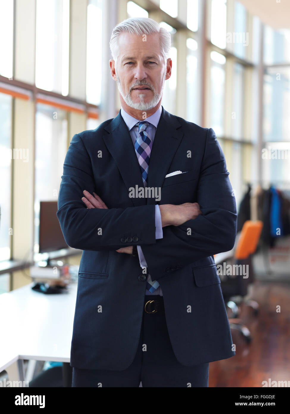 senior business man portrait Stock Photo - Alamy