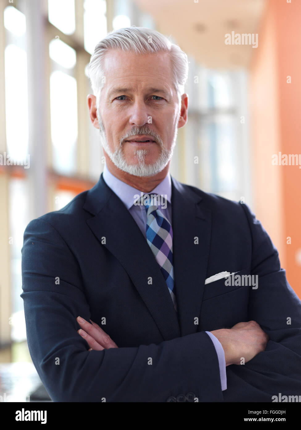 senior business man portrait Stock Photo - Alamy