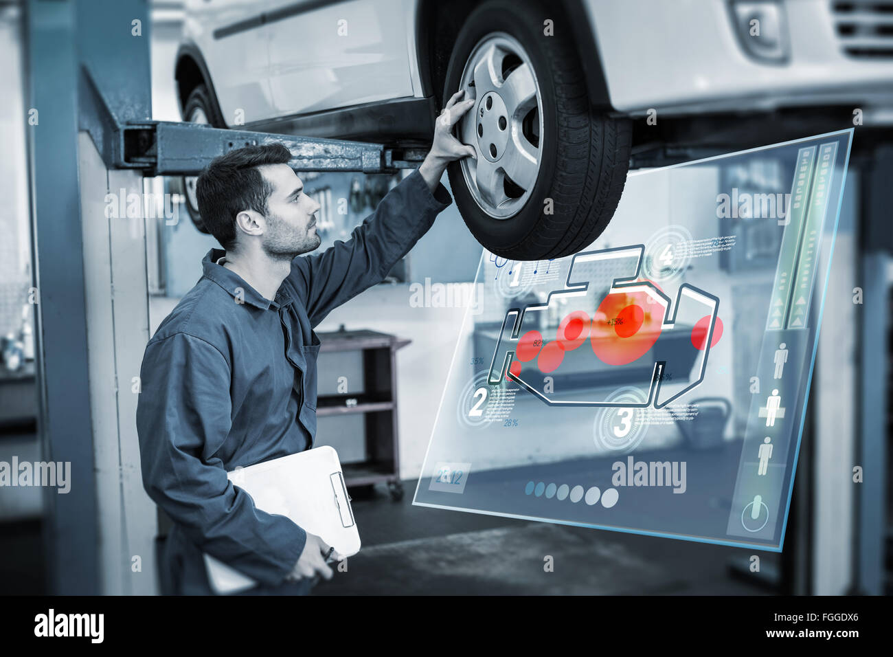 Composite image engineering interface hi-res stock photography and ...