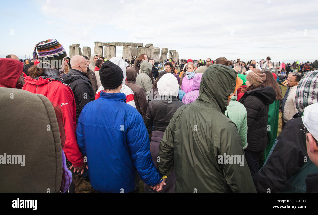 Stonehenge,Summer Solstice sunrise June,Wiltshire,England Stock Photo ...