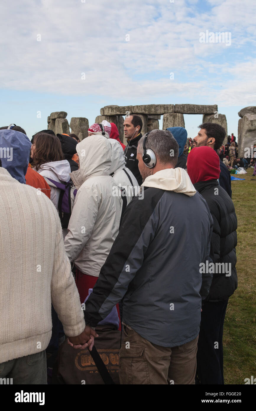 Stonehenge,Summer Solstice sunrise June,Wiltshire,England Stock Photo ...