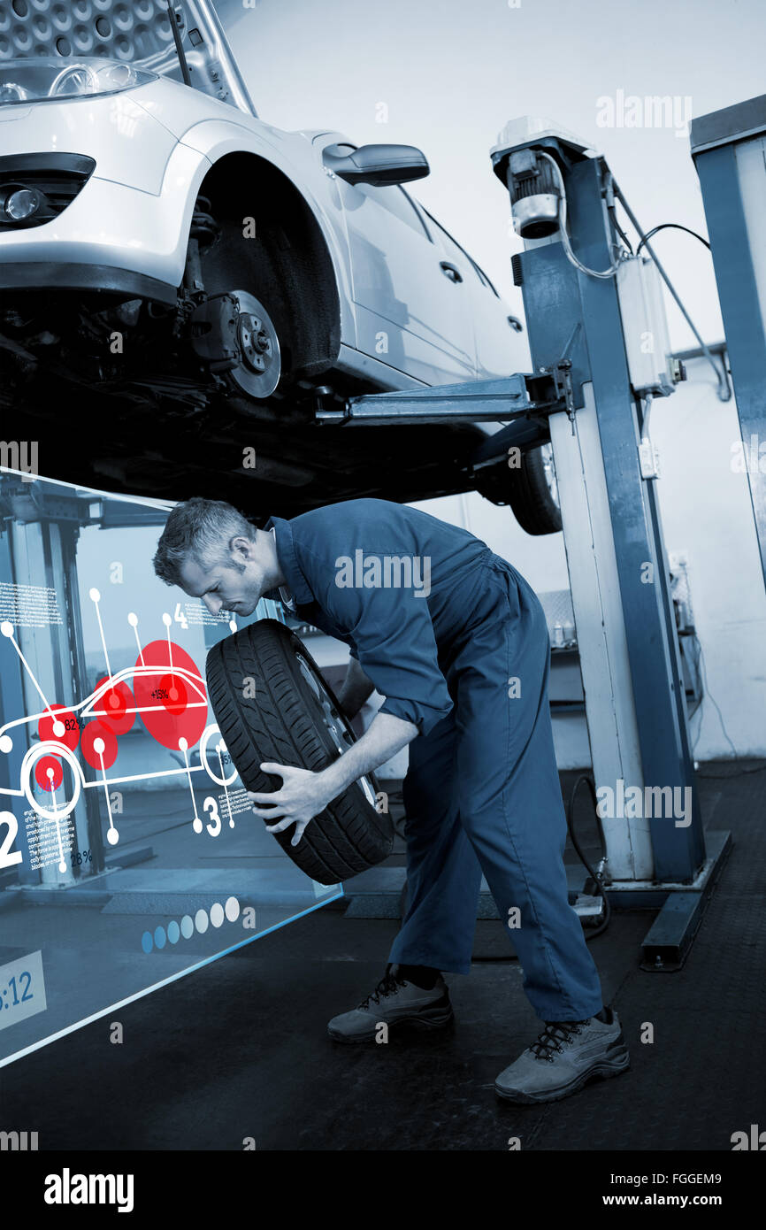 Composite image of car interface Stock Photo - Alamy