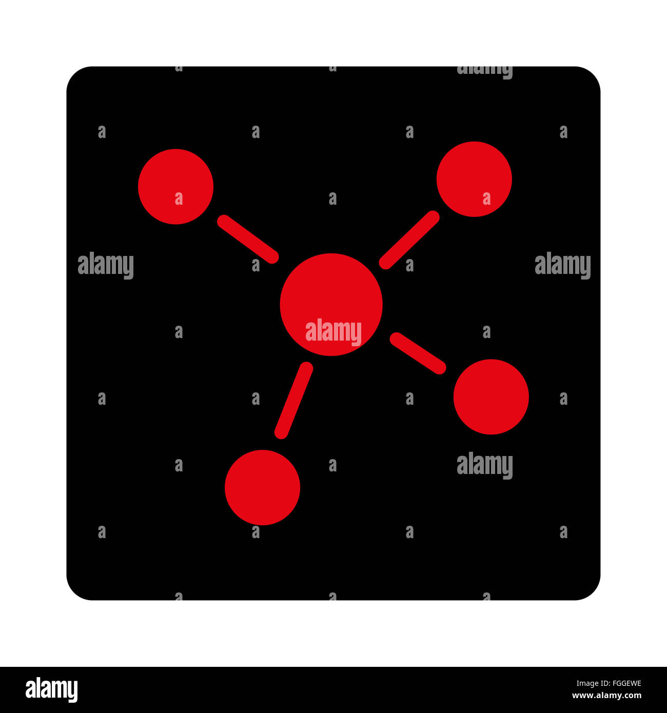 Network nodes cloud computing Cut Out Stock Images & Pictures - Alamy