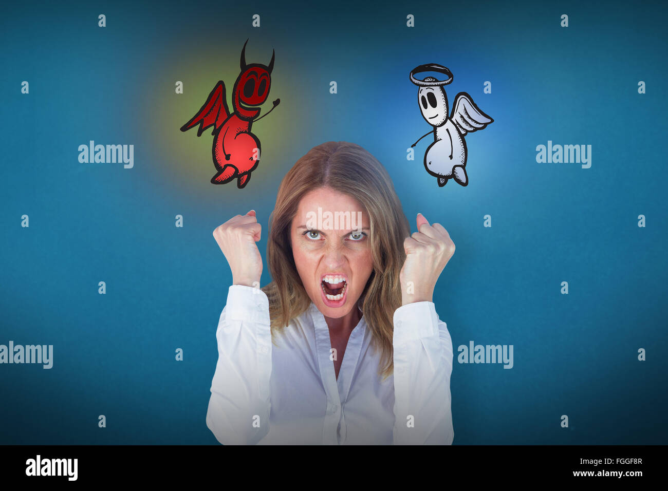 Furious angel hi-res stock photography and images - Alamy