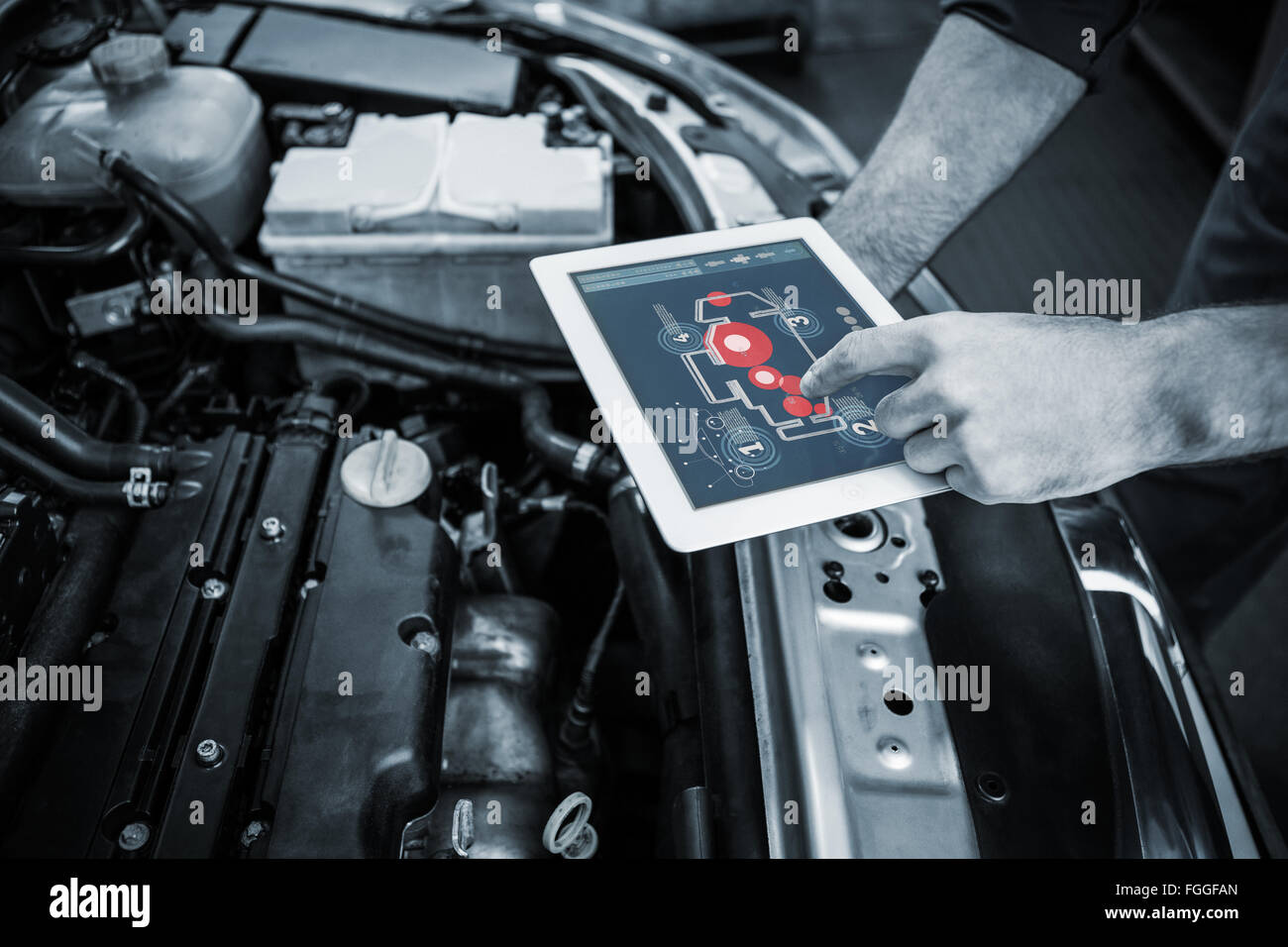 Car bonnet diagram hi-res stock photography and images - Alamy