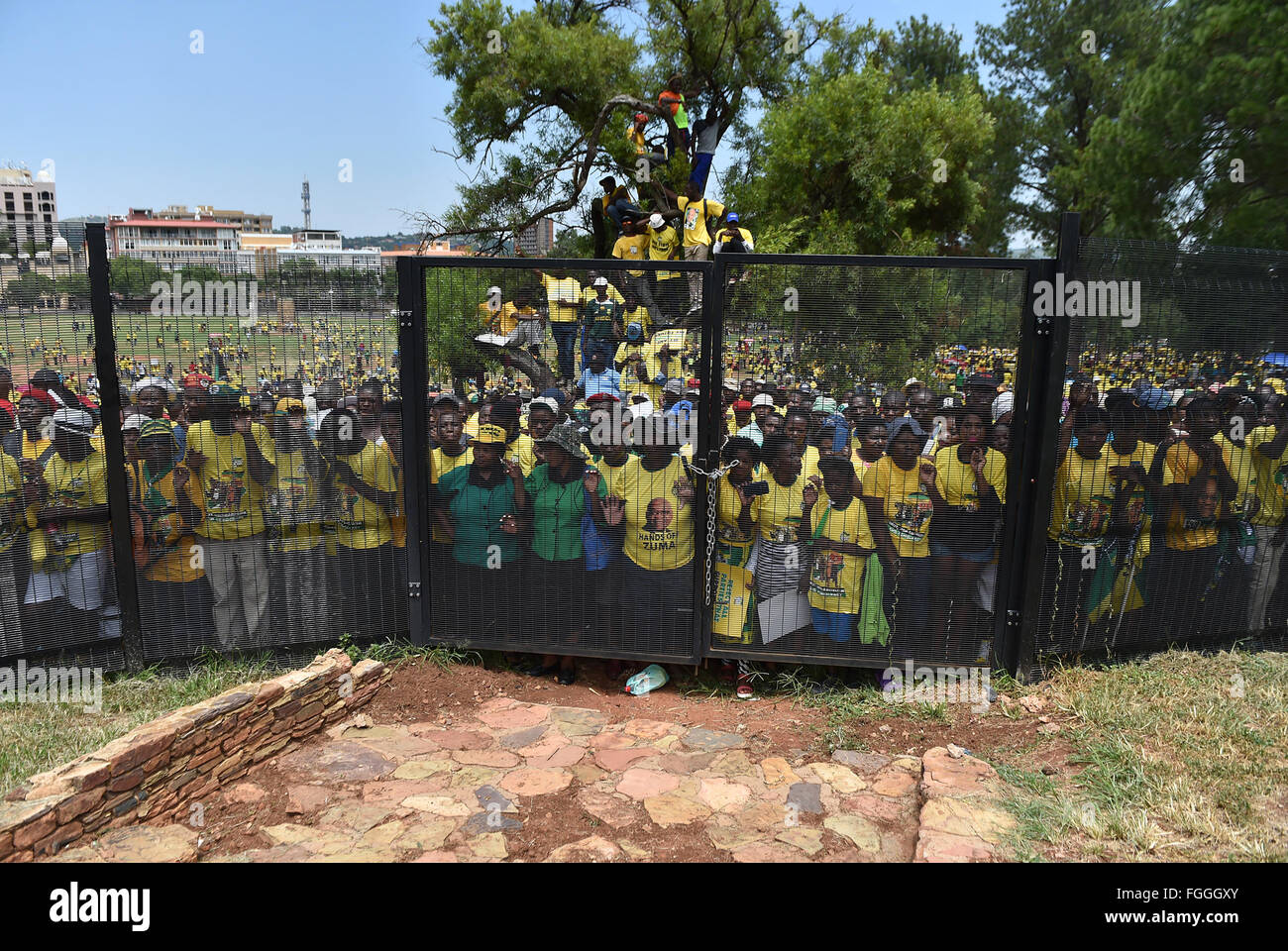 African national congress anc supporters hi-res stock photography and ...