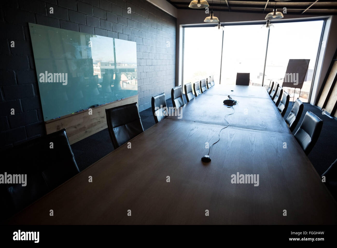 An empty modern conference room in office Stock Photo - Alamy