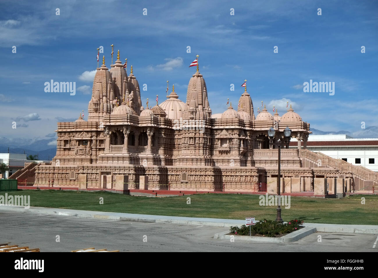 BAPS Shri Swaminarayan Mandir Chino Hills California Stock Photo - Alamy
