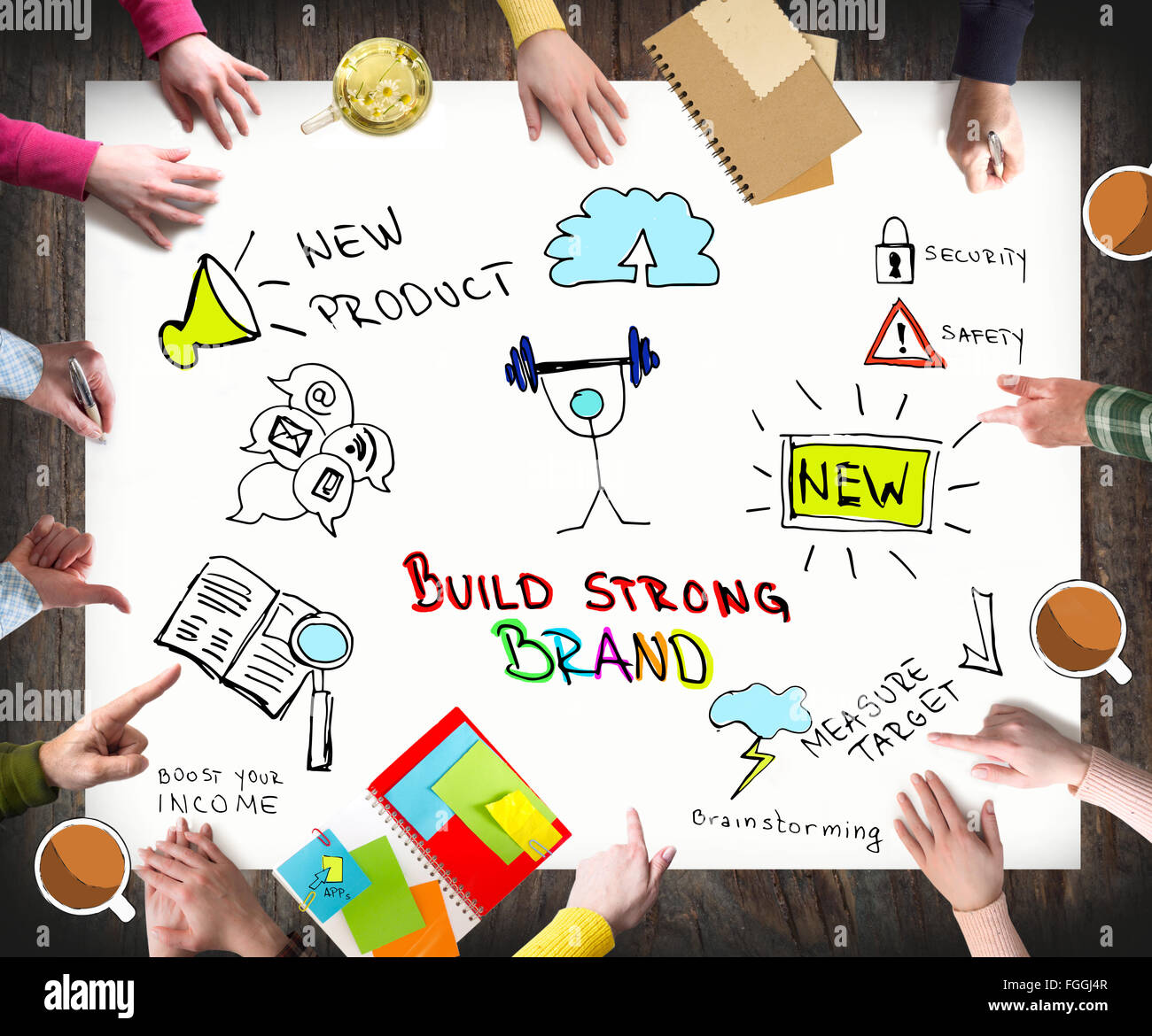 Strong team building hi-res stock photography and images - Alamy