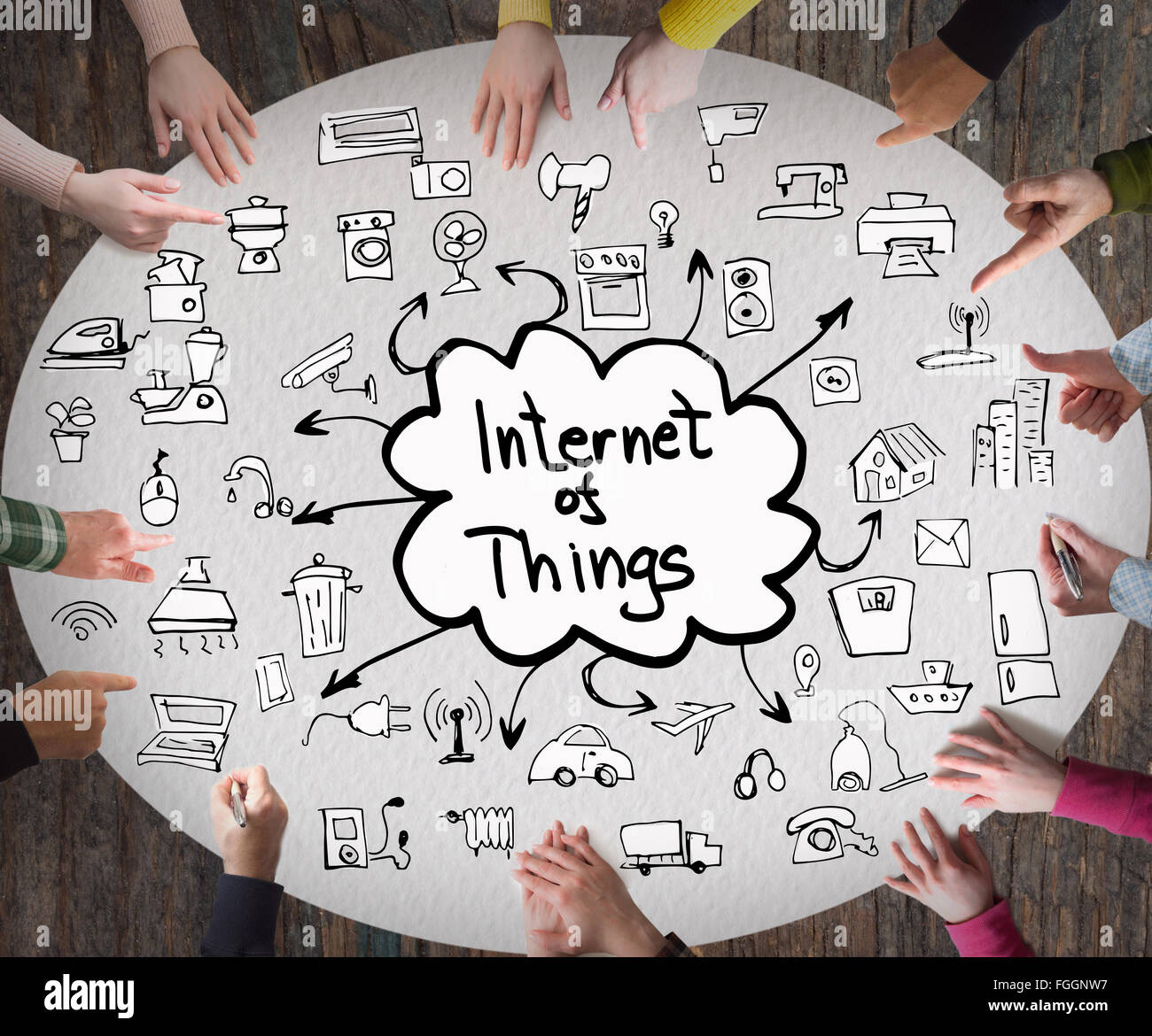 Illustration wifi concept hi-res stock photography and images - Alamy