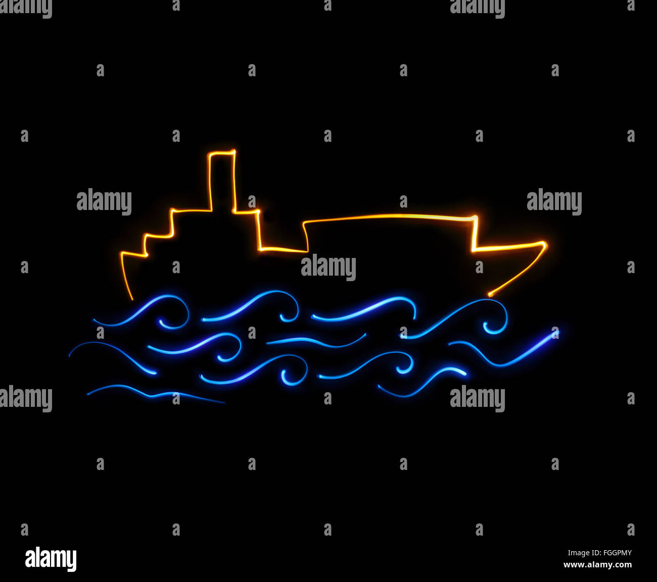 Ship funnel sign hi-res stock photography and images - Alamy