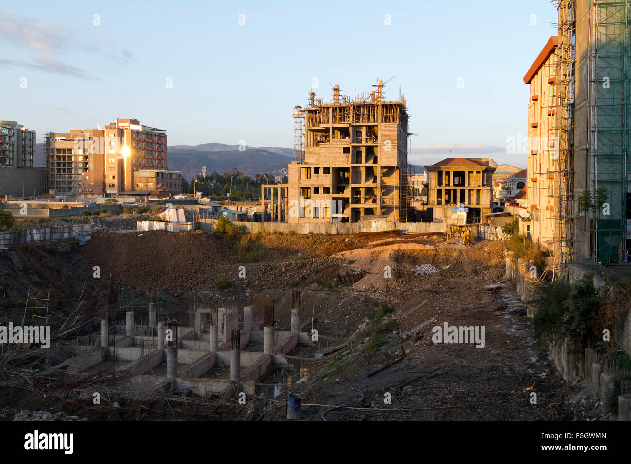 new building in Addis Ababa,Ethiopa ,Africa Stock Photo - Alamy