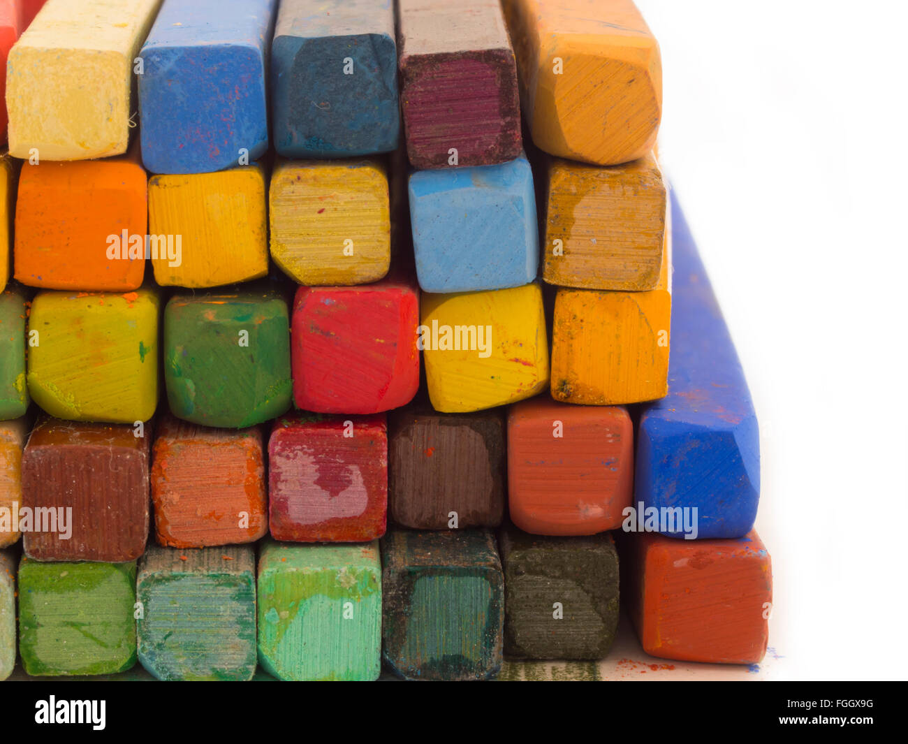 Set artistic crayons hi-res stock photography and images - Alamy