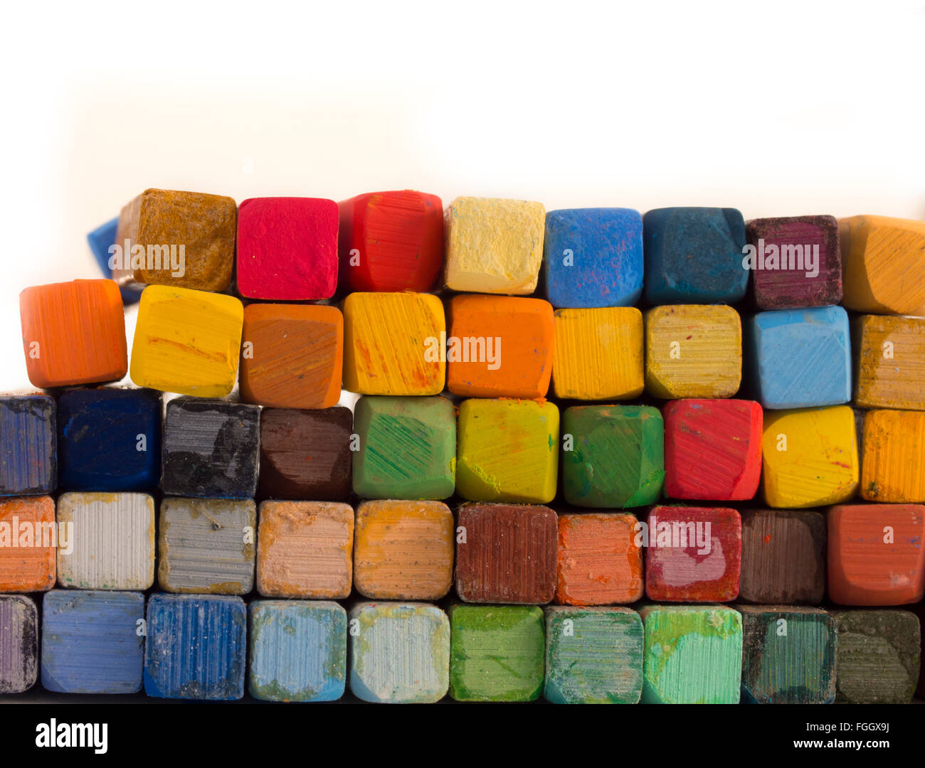 colorful artistic crayons Stock Photo - Alamy