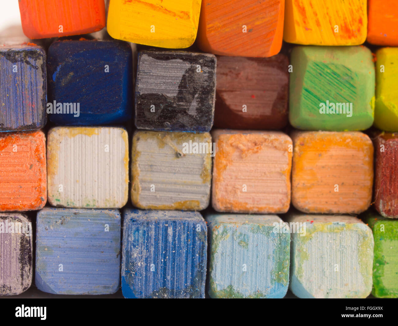 colorful artistic crayons Stock Photo - Alamy