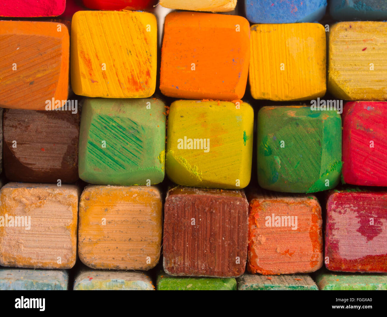 colorful artistic crayons Stock Photo - Alamy