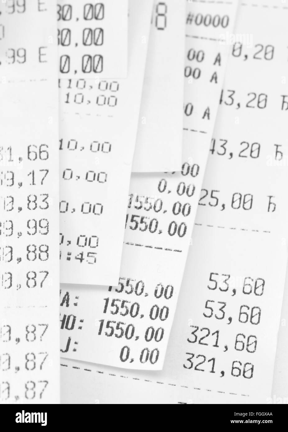Shopping receipts hi-res stock photography and images - Alamy