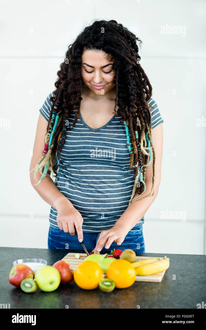 Fruits cutting hi-res stock photography and images - Alamy