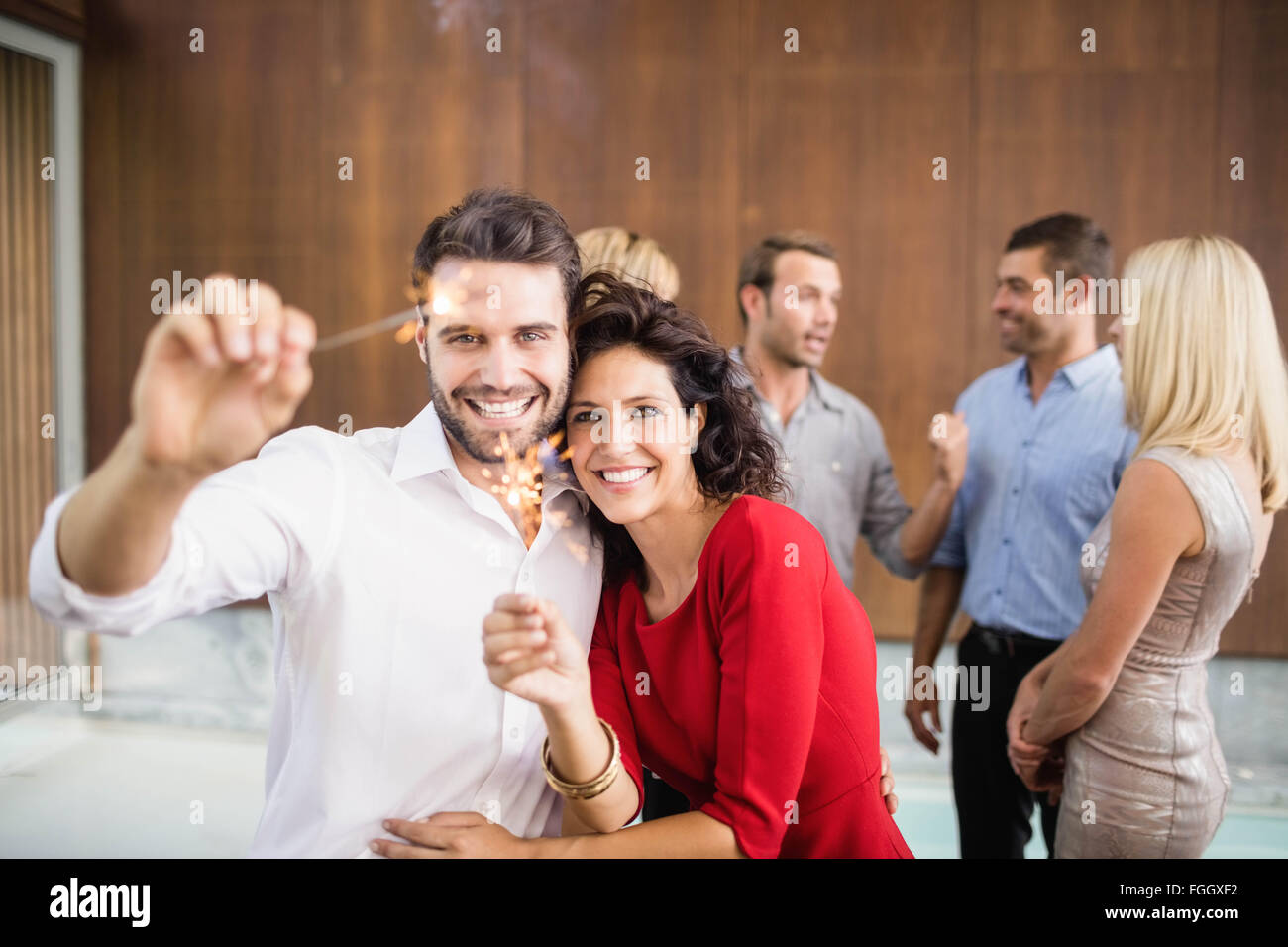 Group of young friends dancing Stock Photo - Alamy