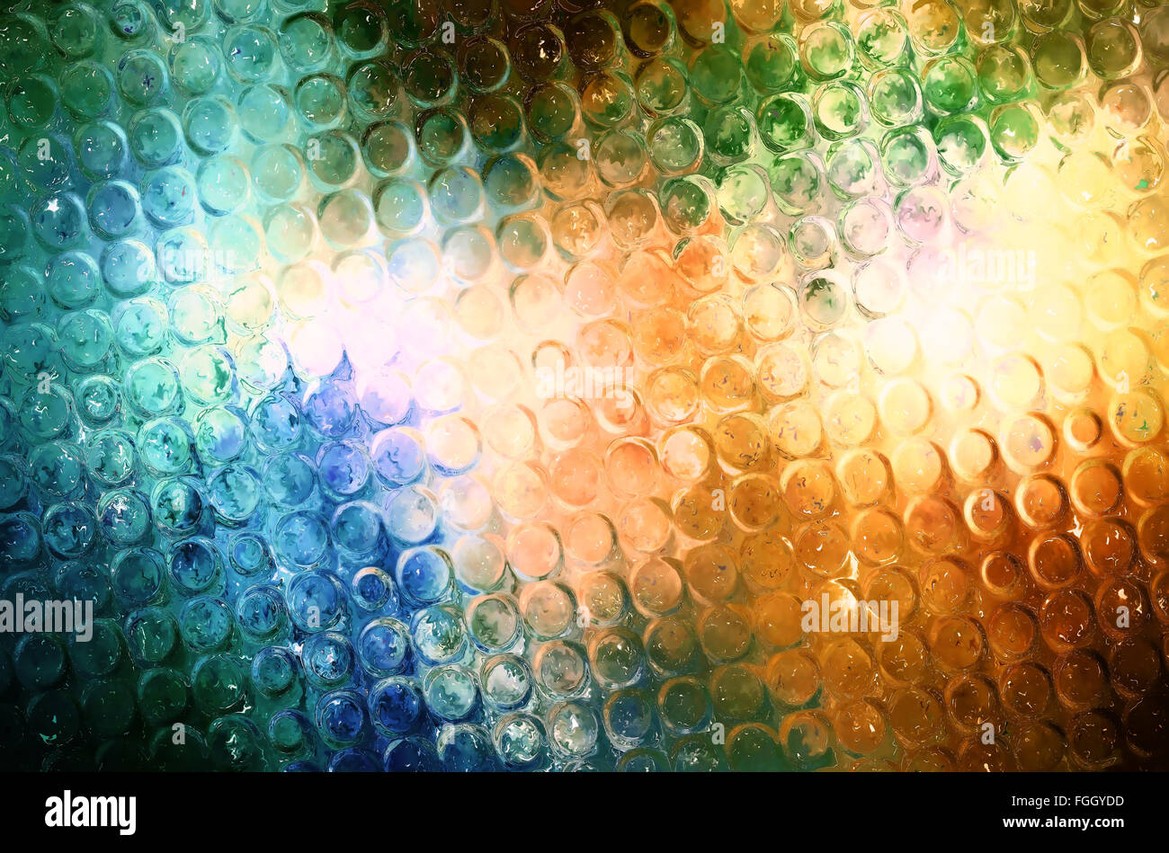 Color Abstract background and glass effect with honey structure. And ...