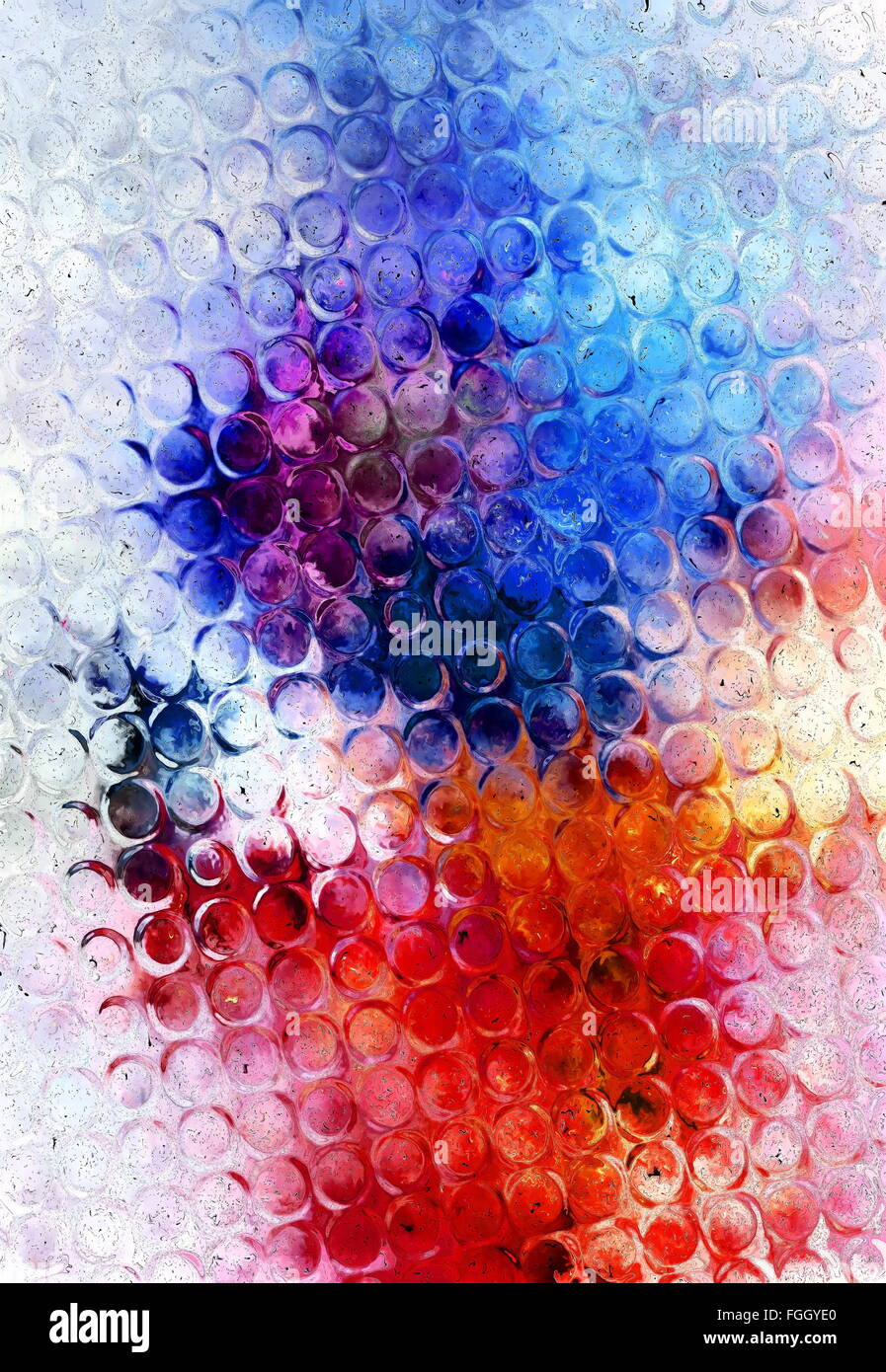 Color Abstract background and glass effect, And light circle structure ...