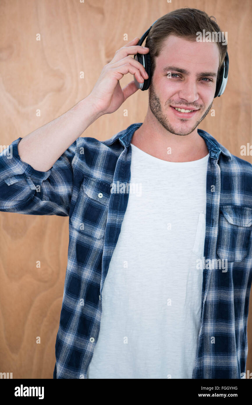 Man male headphone hi-res stock photography and images - Alamy