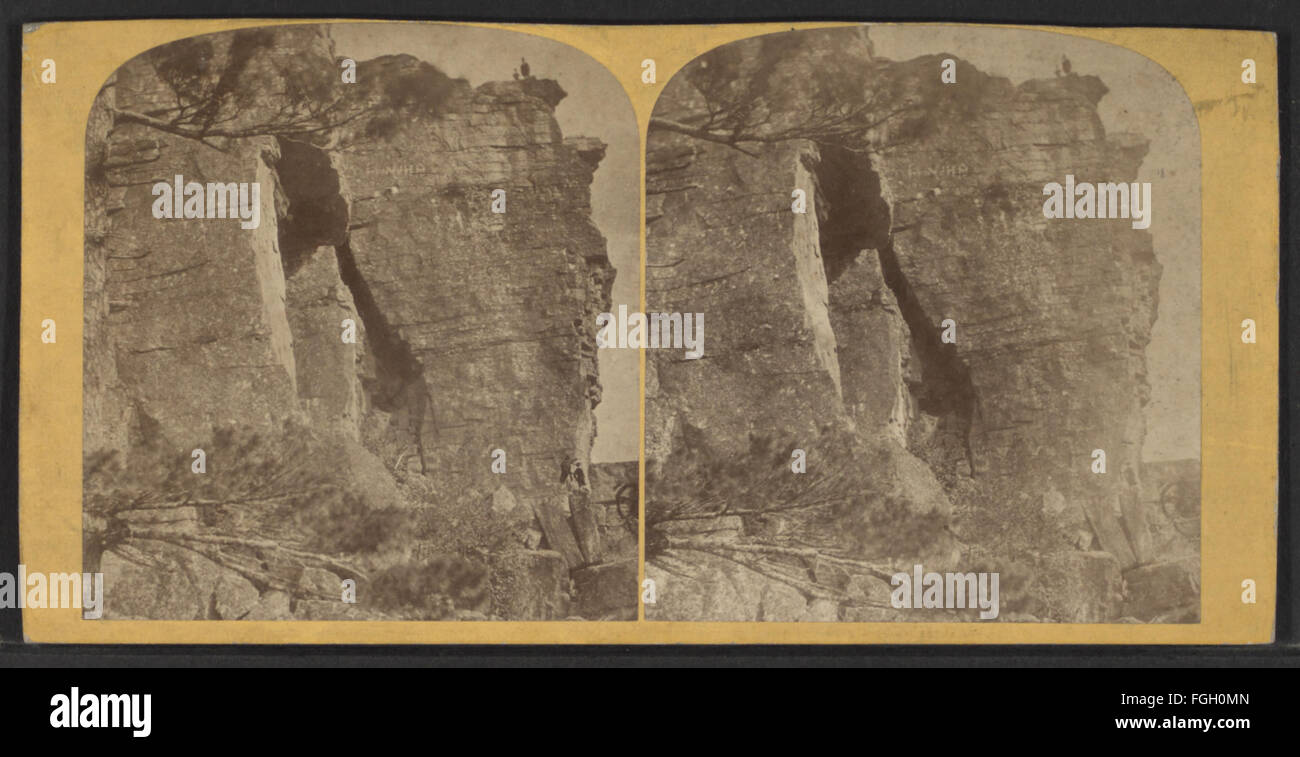 A photograph by J. Loeffler showing The Great Crevice, a dramatic ...