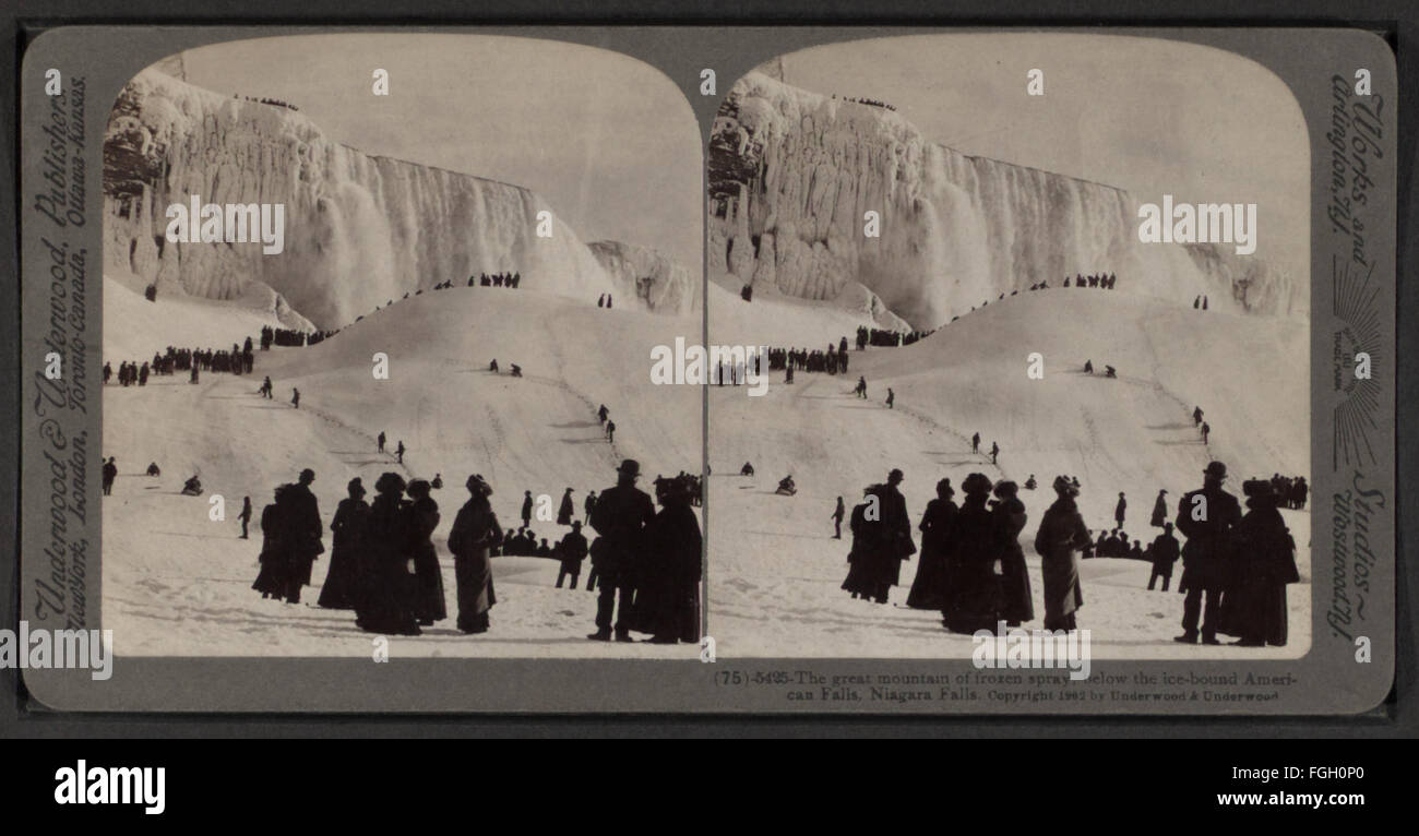 This photograph by Underwood & Underwood shows a dramatic scene of ...