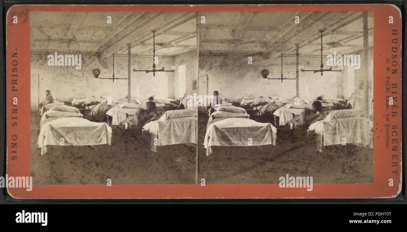 A photograph from the Robert N. Dennis collection showing the hospital ...