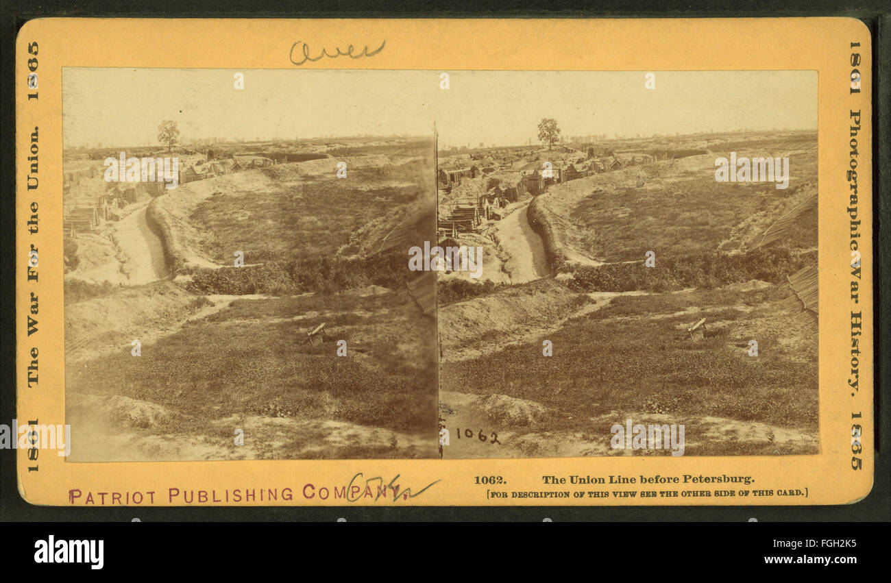 This photograph by Taylor & Huntington captures the Union line during ...