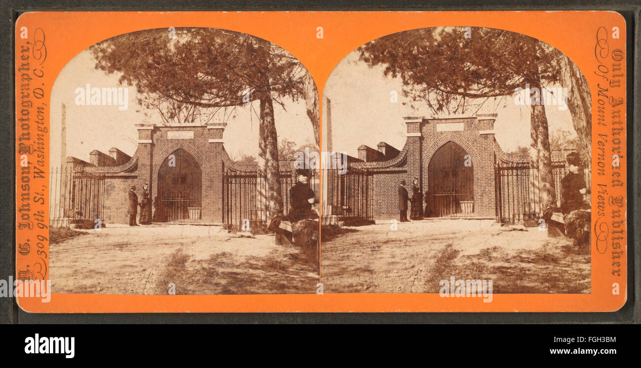 A photograph of the Tomb of George Washington at Mount Vernon, captured ...