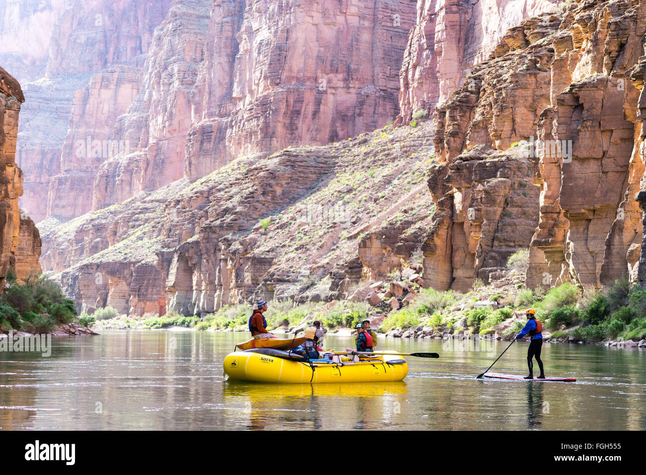 Grand Canyon Raft Trip Stock Photo - Alamy