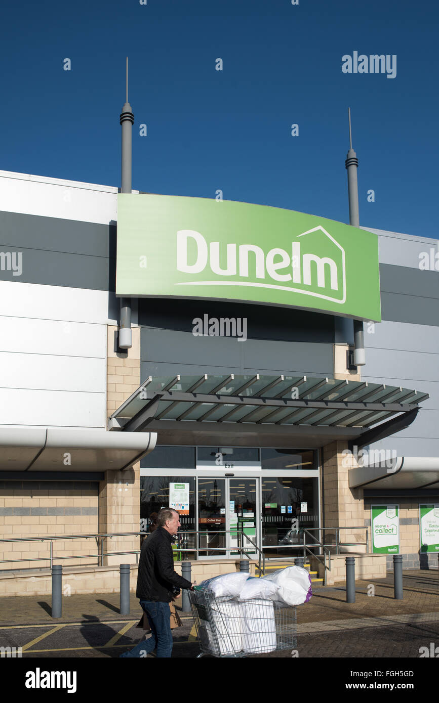 Mansfield,Nottinghamshire,Saint Peters Retail Park.Dunelm Stock Photo ...