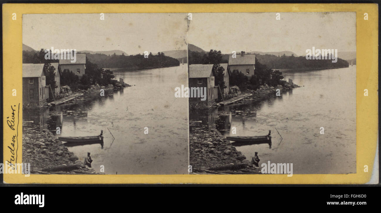 Photograph by E. & H.T. Anthony showing a southern view from Garrison's ...