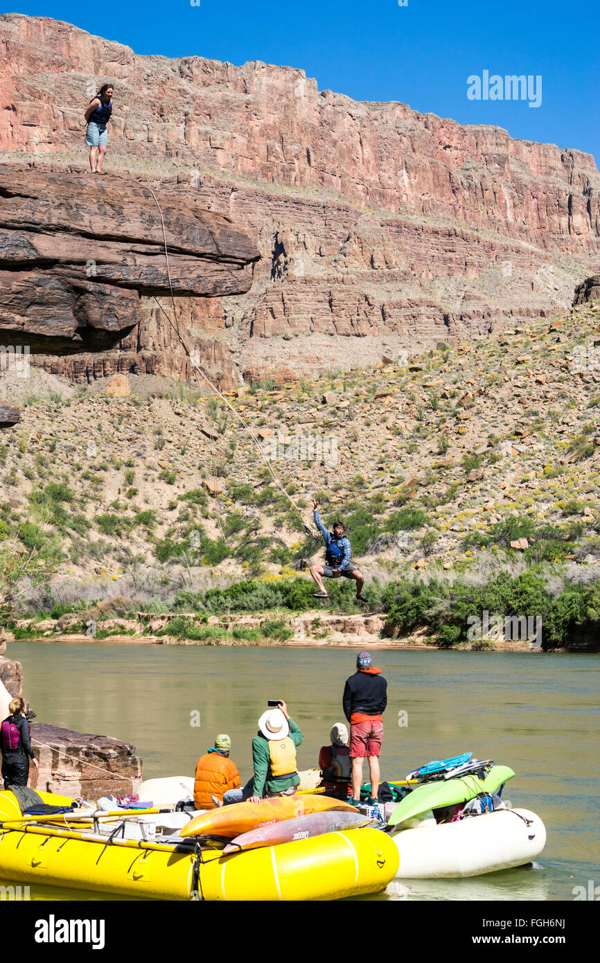 Grand Canyon Raft Trip Stock Photo - Alamy