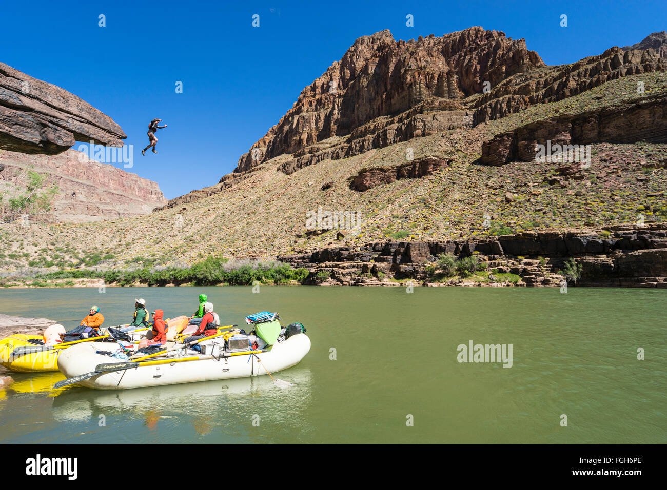 Grand Canyon Raft Trip Stock Photo - Alamy