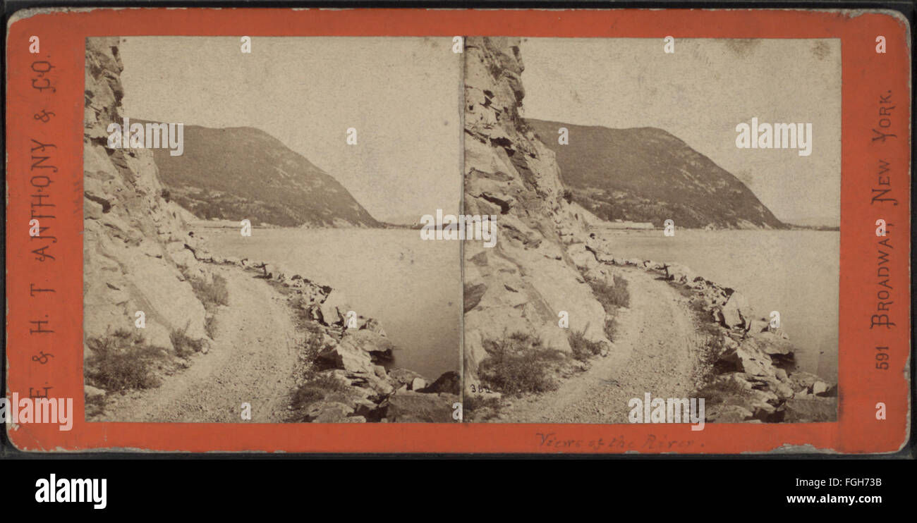 A photograph by E. & H.T. Anthony showing a view from Break-Neck, with ...