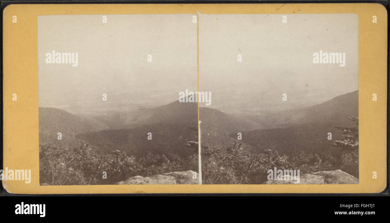 Photograph taken from a ledge in front of a house, captured by D. J ...