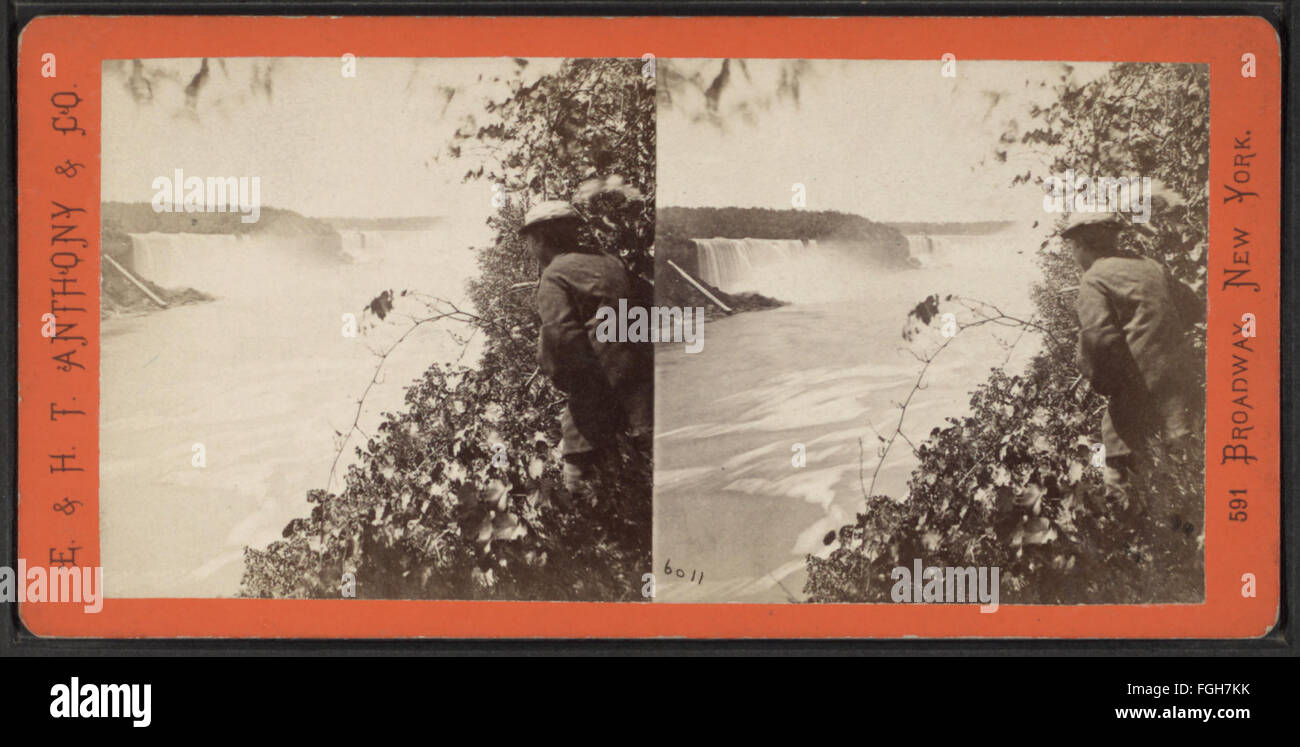 This photograph shows the view from Victoria Point on the Canadian side ...