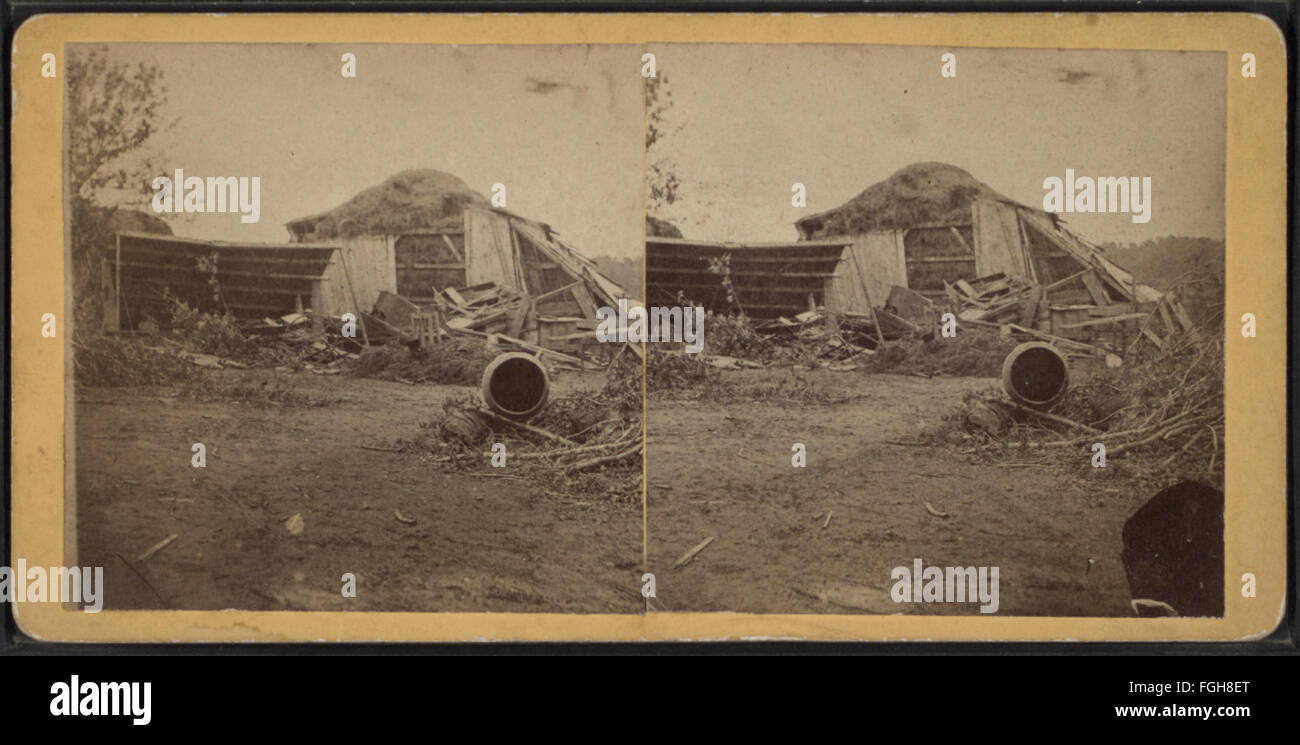 A stereoscopic view from the Robert N. Dennis collection showing a ...