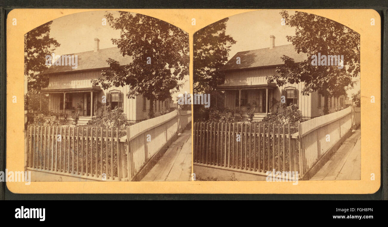 This photograph by Scidmore showcases a house in Appleton, capturing ...