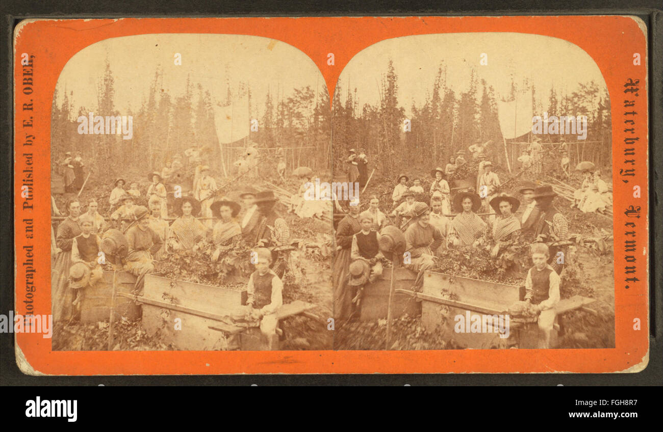 This photograph by E. R. Ober shows a large group of people, mostly ...