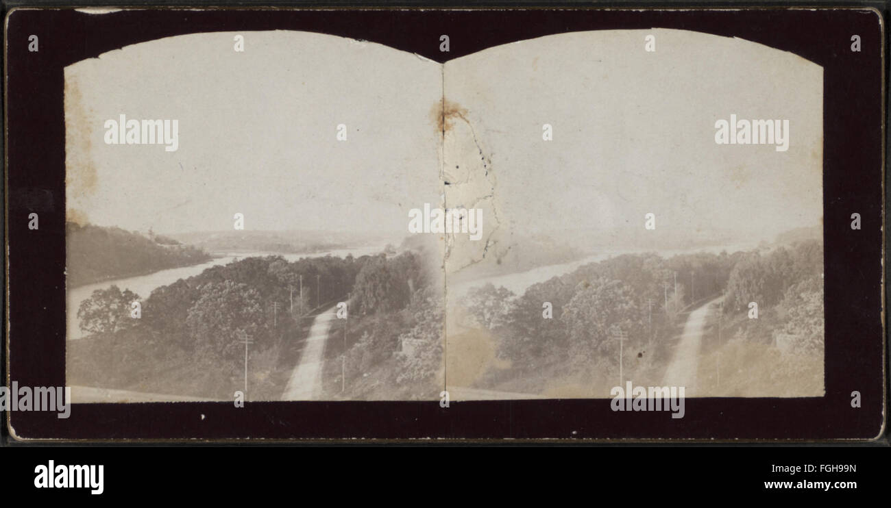 A photograph by James G. Lock showing a waterfall and river, capturing ...