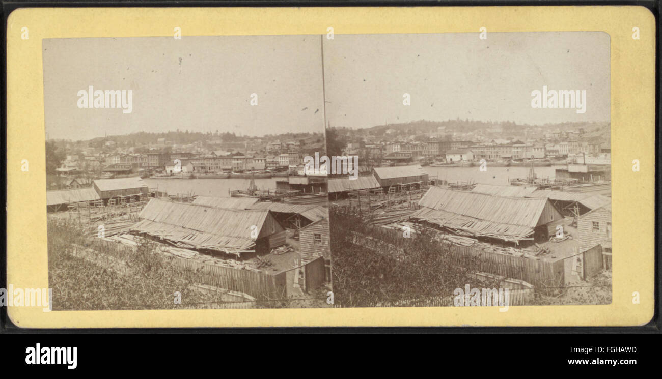 View of Rondout, from Sleightsburg, by D. J. Auchmoody Stock Photo - Alamy